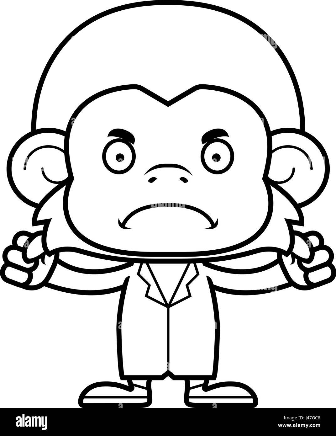 Monkey lab coat hi-res stock photography and images - Alamy