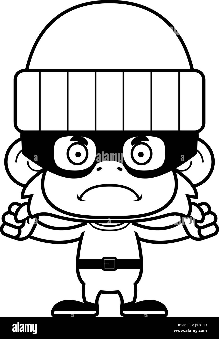 A cartoon thief monkey looking angry Stock Vector Image & Art - Alamy