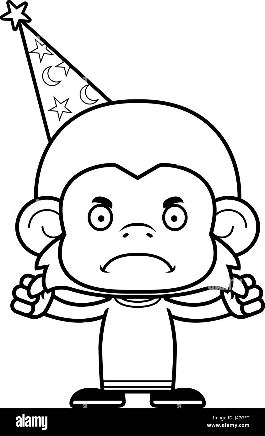 A cartoon wizard monkey looking angry Stock Vector Image & Art - Alamy