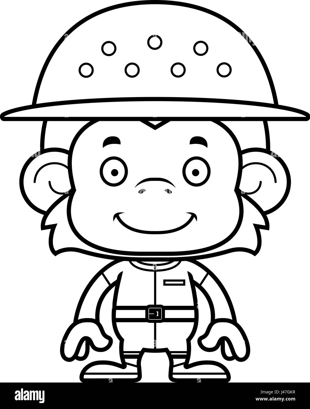 Zookeeper monkey hi-res stock photography and images - Alamy