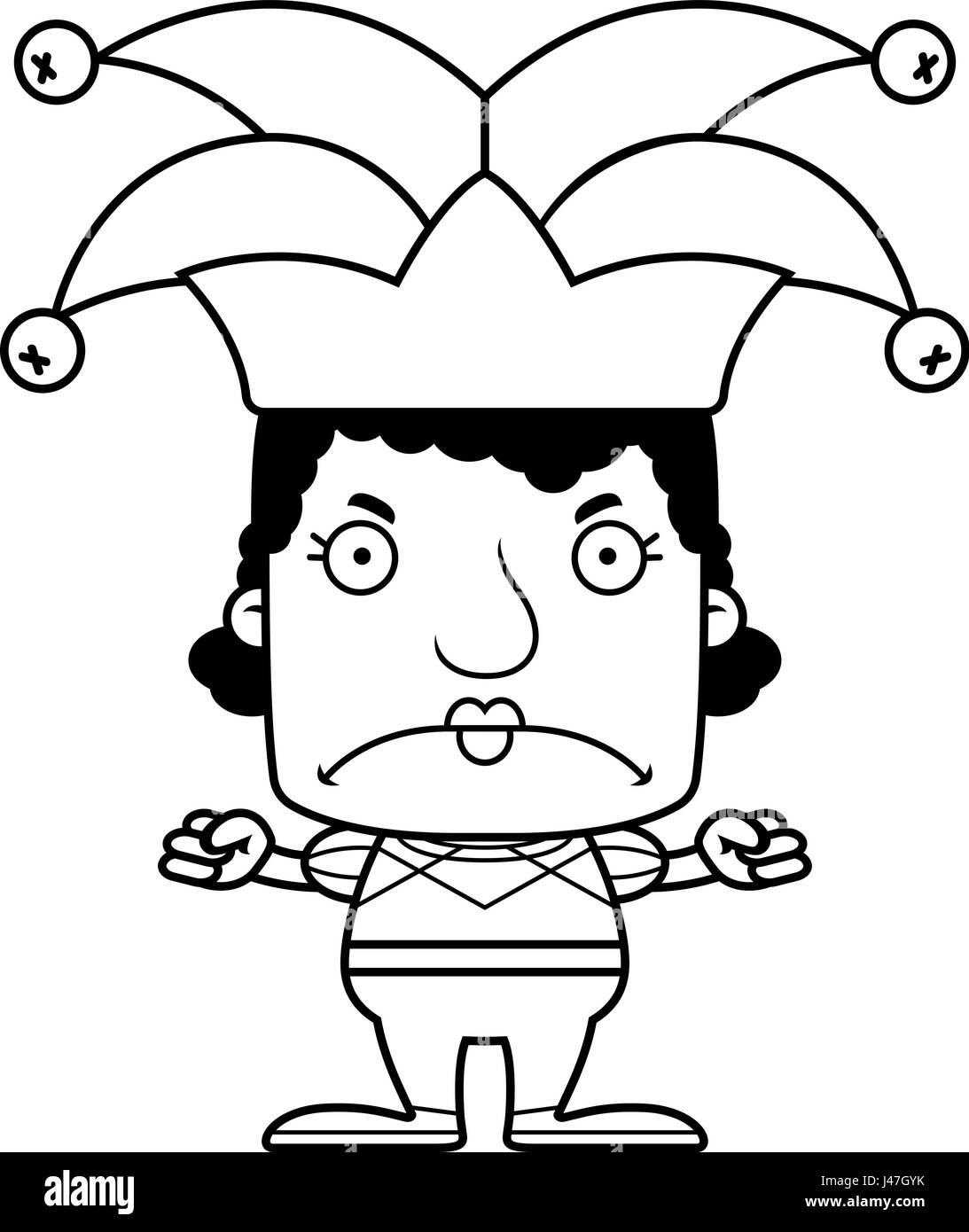 A cartoon jester woman looking angry Stock Vector Image & Art - Alamy
