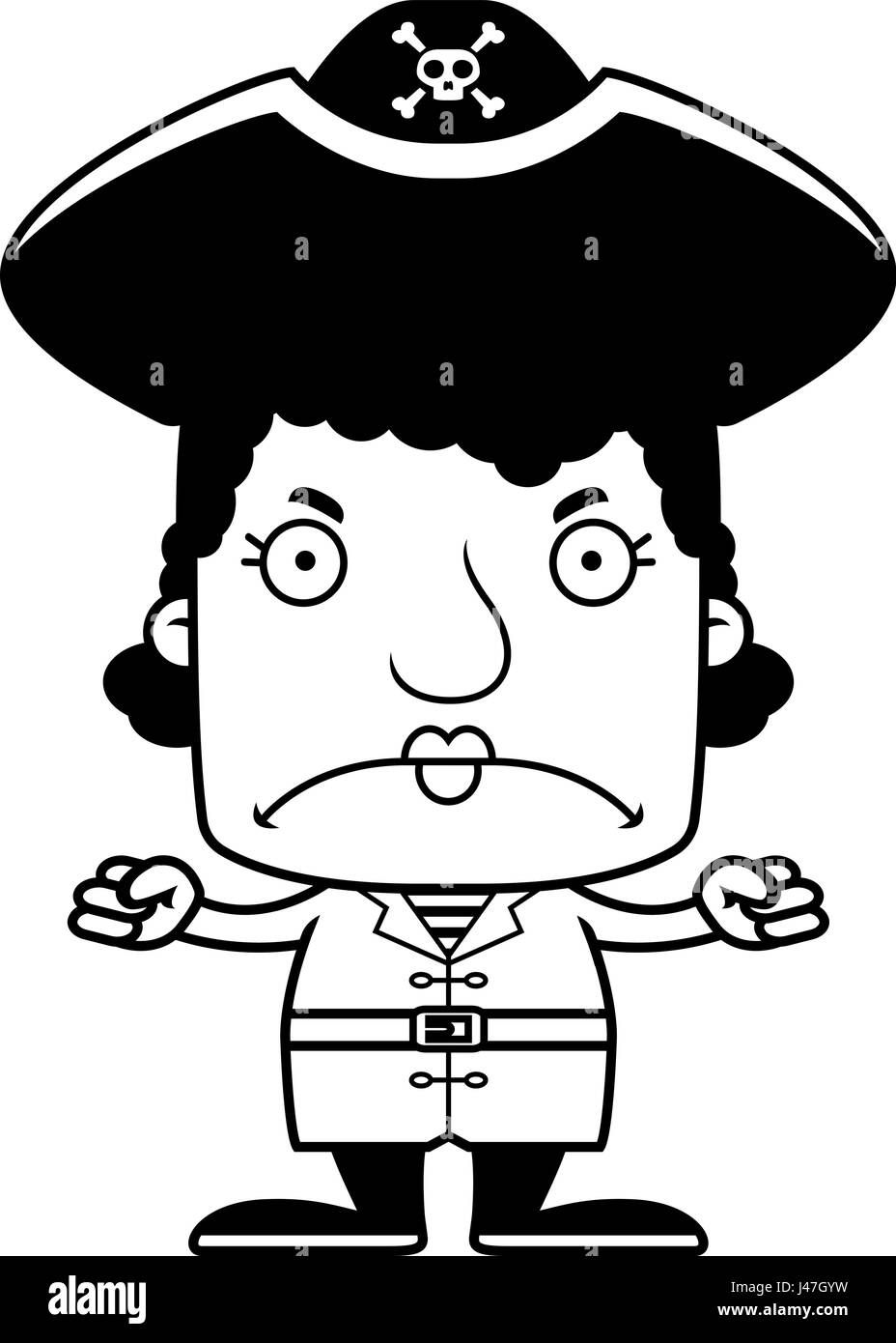 A cartoon pirate woman looking angry Stock Vector Image & Art - Alamy
