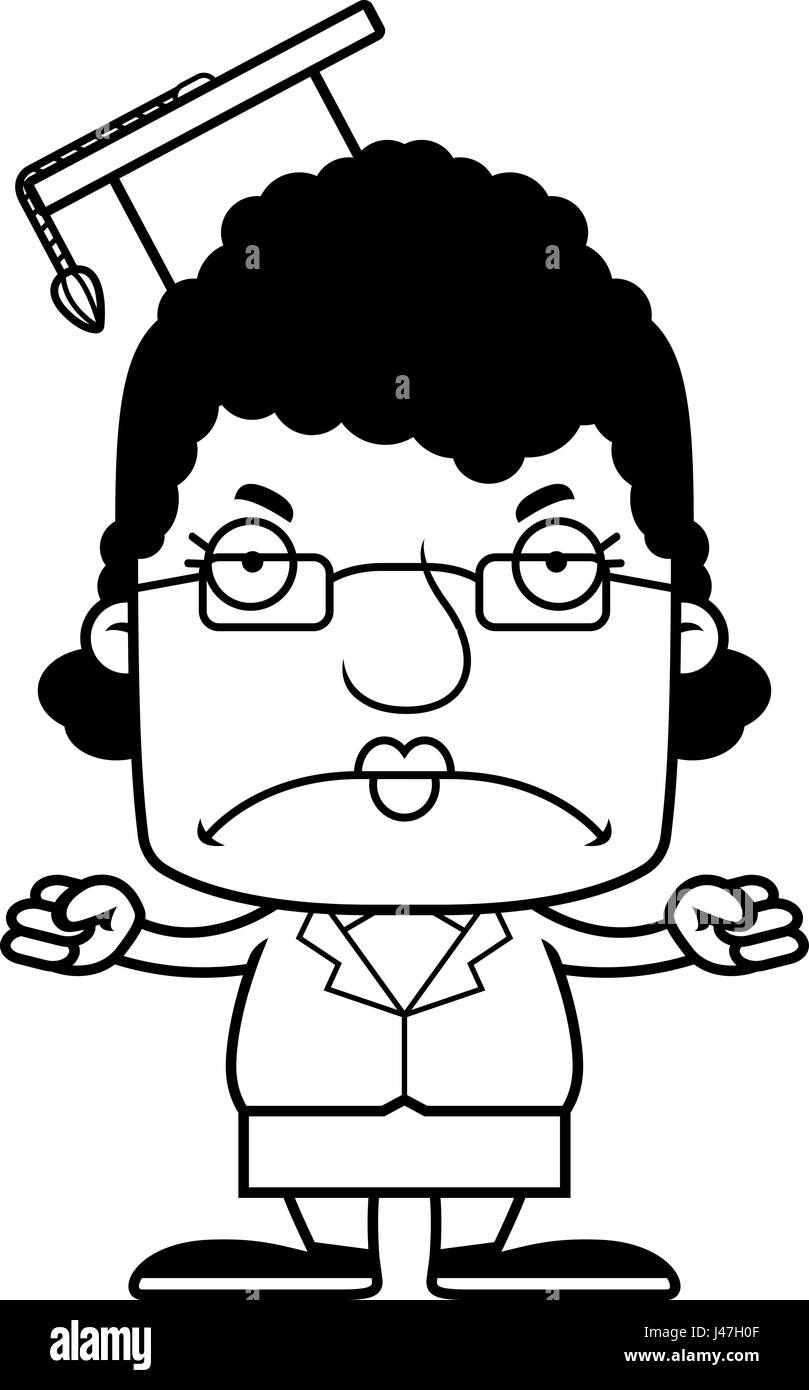 Angry professor Cut Out Stock Images & Pictures - Alamy