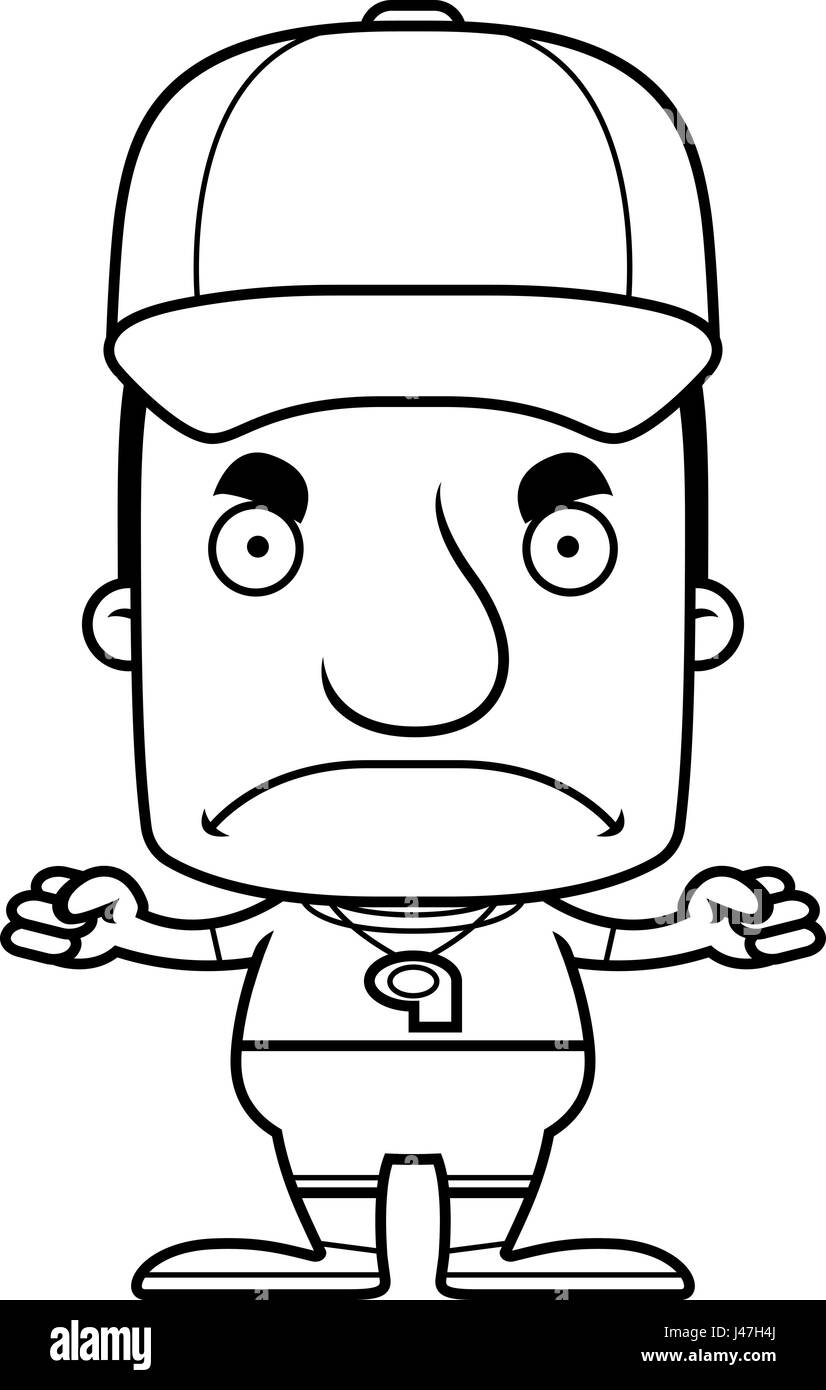 A cartoon coach man looking angry Stock Vector Image & Art - Alamy