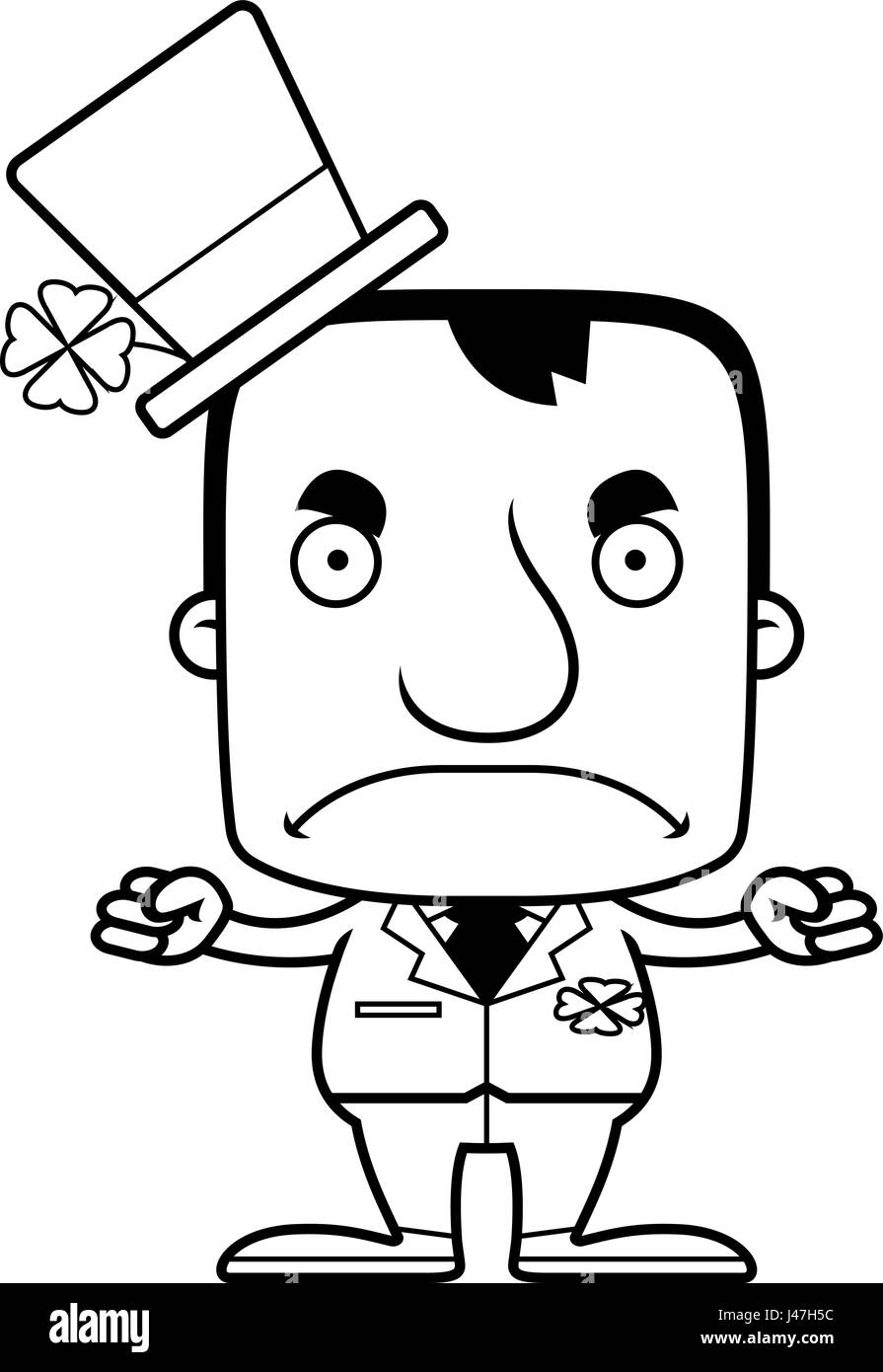 A cartoon Irish man looking angry Stock Vector Image & Art - Alamy