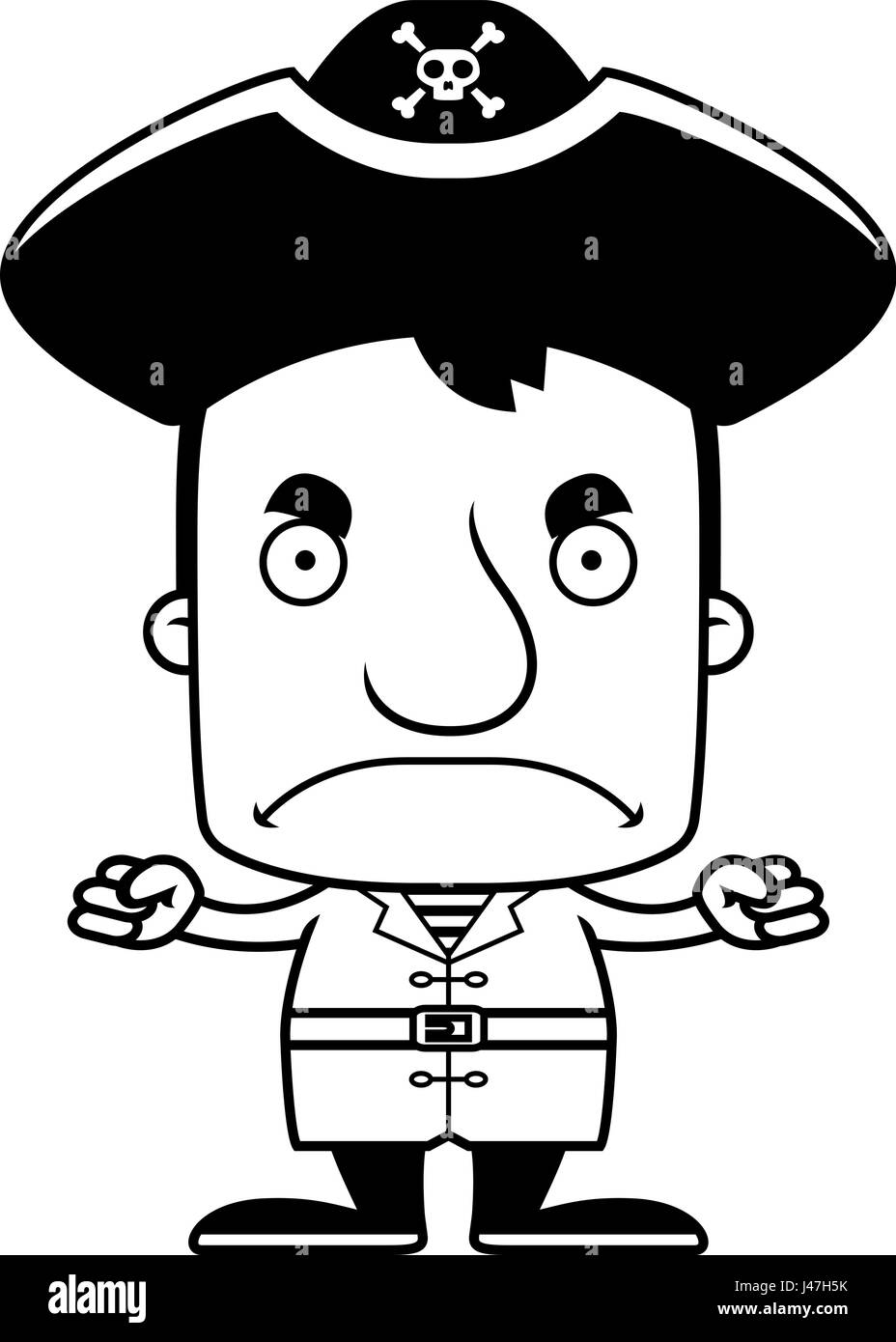 A cartoon pirate man looking angry Stock Vector Image & Art - Alamy