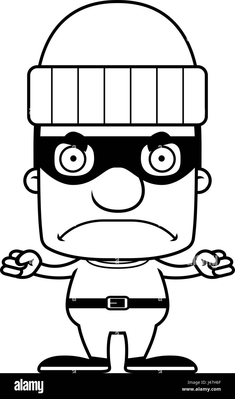 A cartoon thief man looking angry Stock Vector Image & Art - Alamy