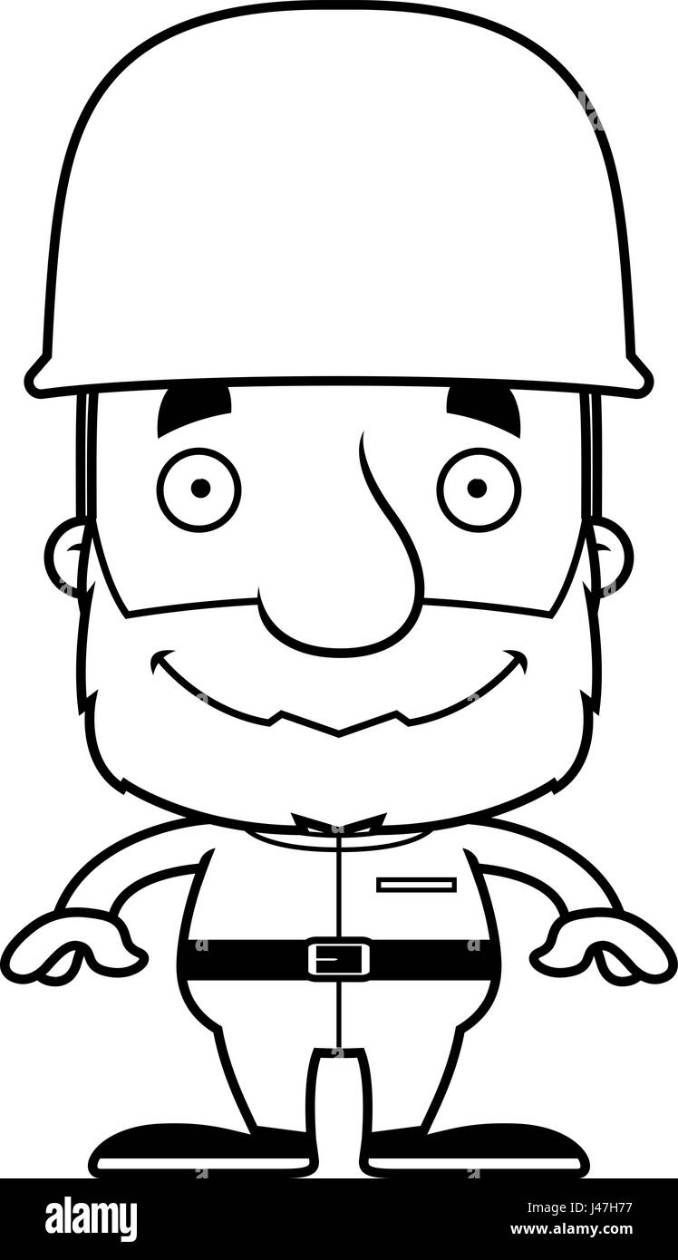 A cartoon soldier man smiling Stock Vector Image & Art - Alamy