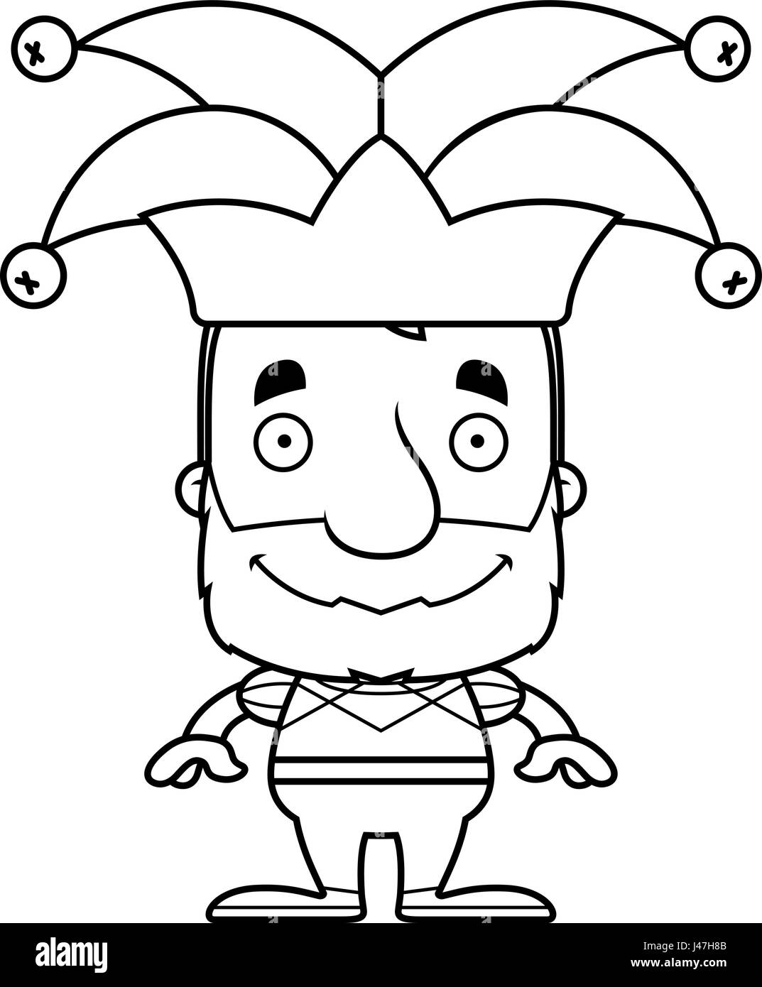 A cartoon jester man smiling Stock Vector Image & Art - Alamy