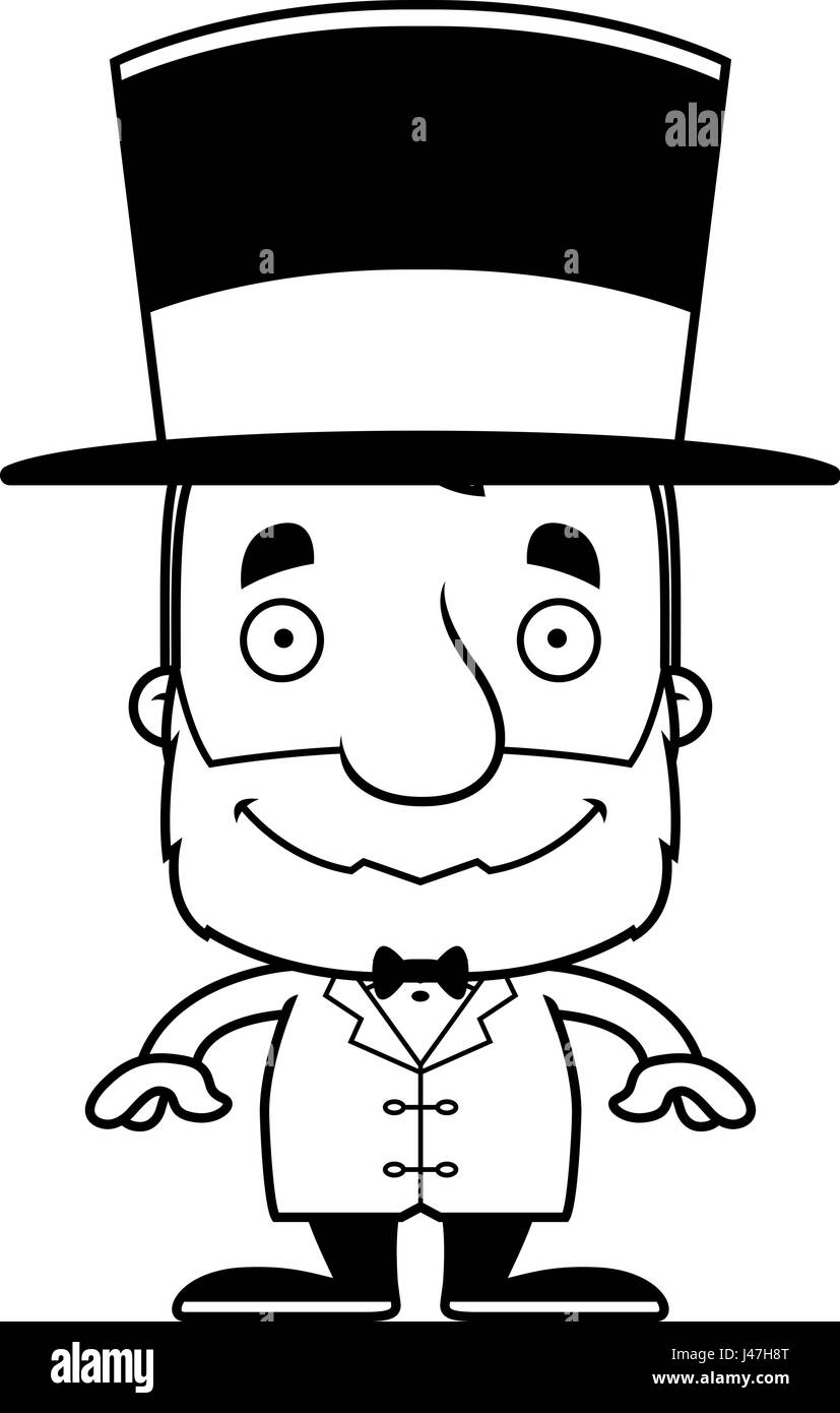 A cartoon ringmaster man smiling Stock Vector Image & Art - Alamy