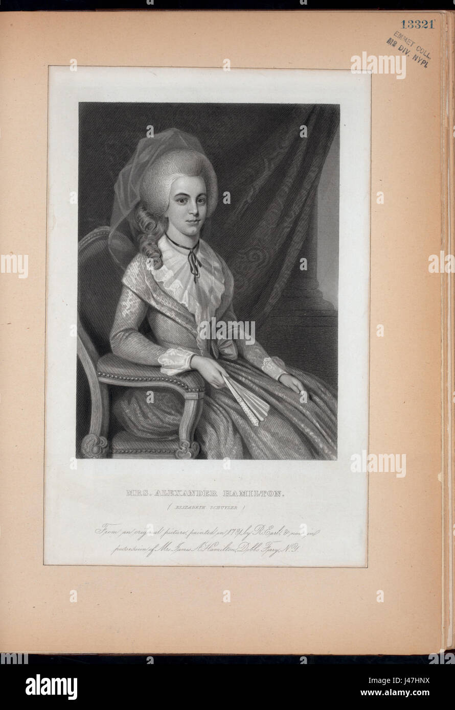 Mrs. Alexander Hamilton (Elizabeth Schuyler) (NYPL Hades 254301 EM13321 ...