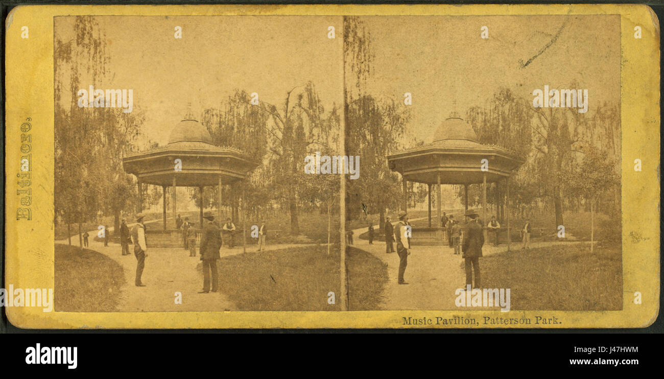 The Music Pavilion in Patterson Park, Baltimore, is a historical ...