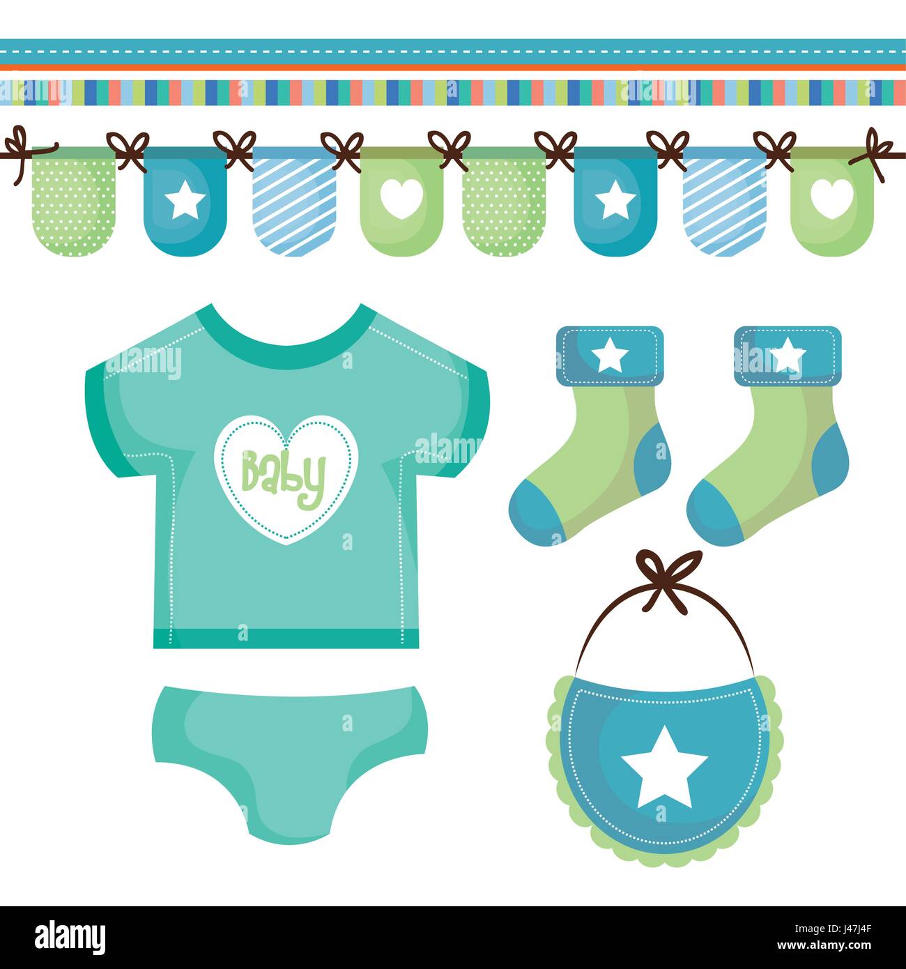 Baby clothing design Stock Vector Image & Art - Alamy