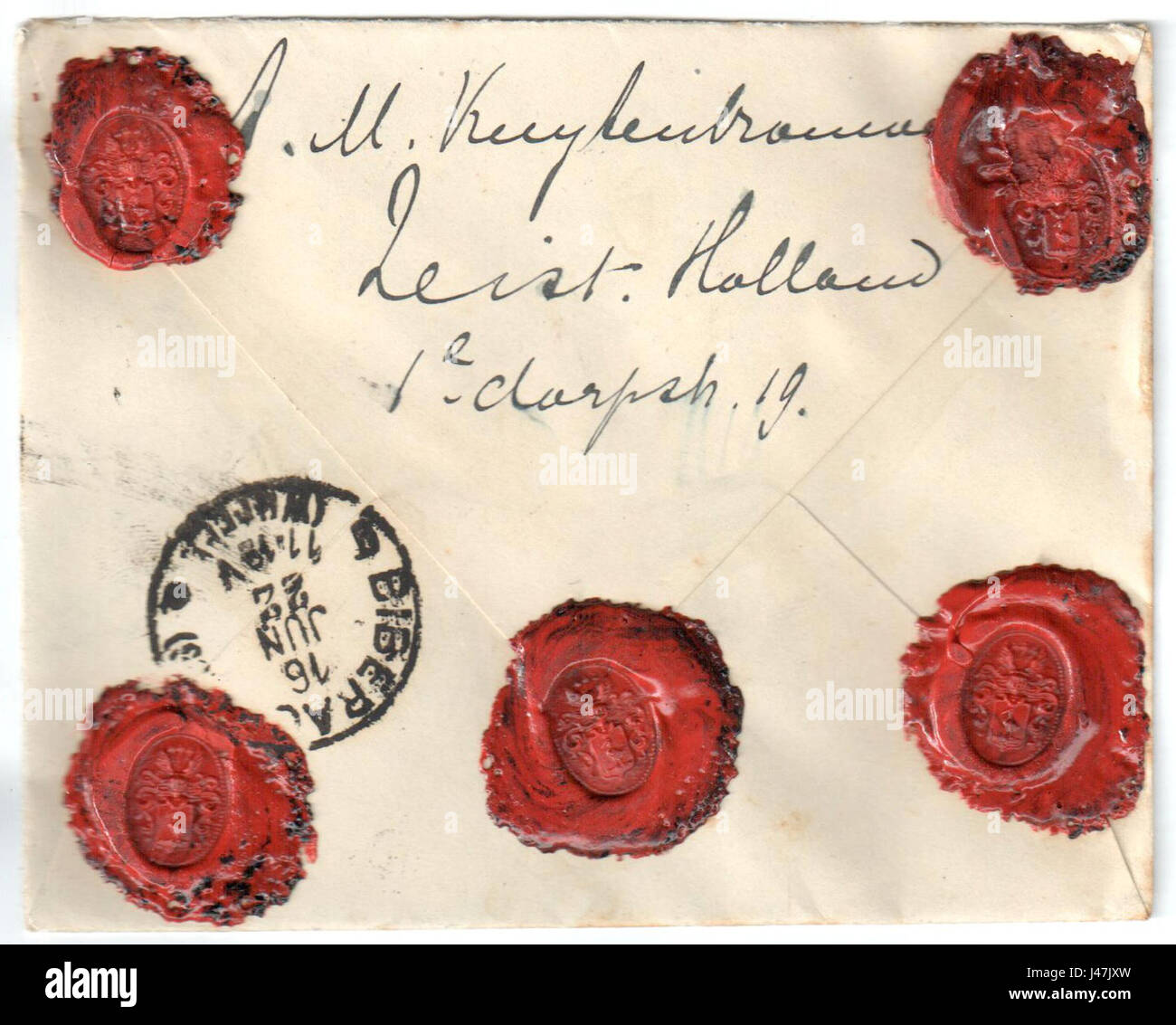 This 1922 money letter from the Netherlands features currency control ...