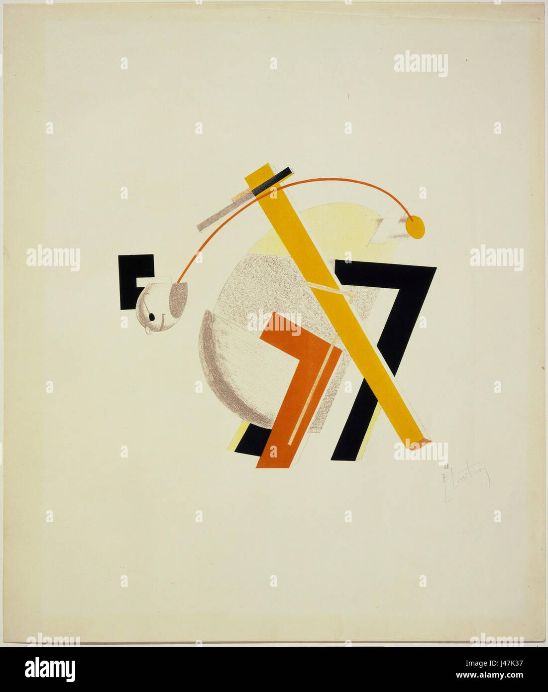 'Old Man' is a work by Russian artist El Lissitzky, a key figure in the ...