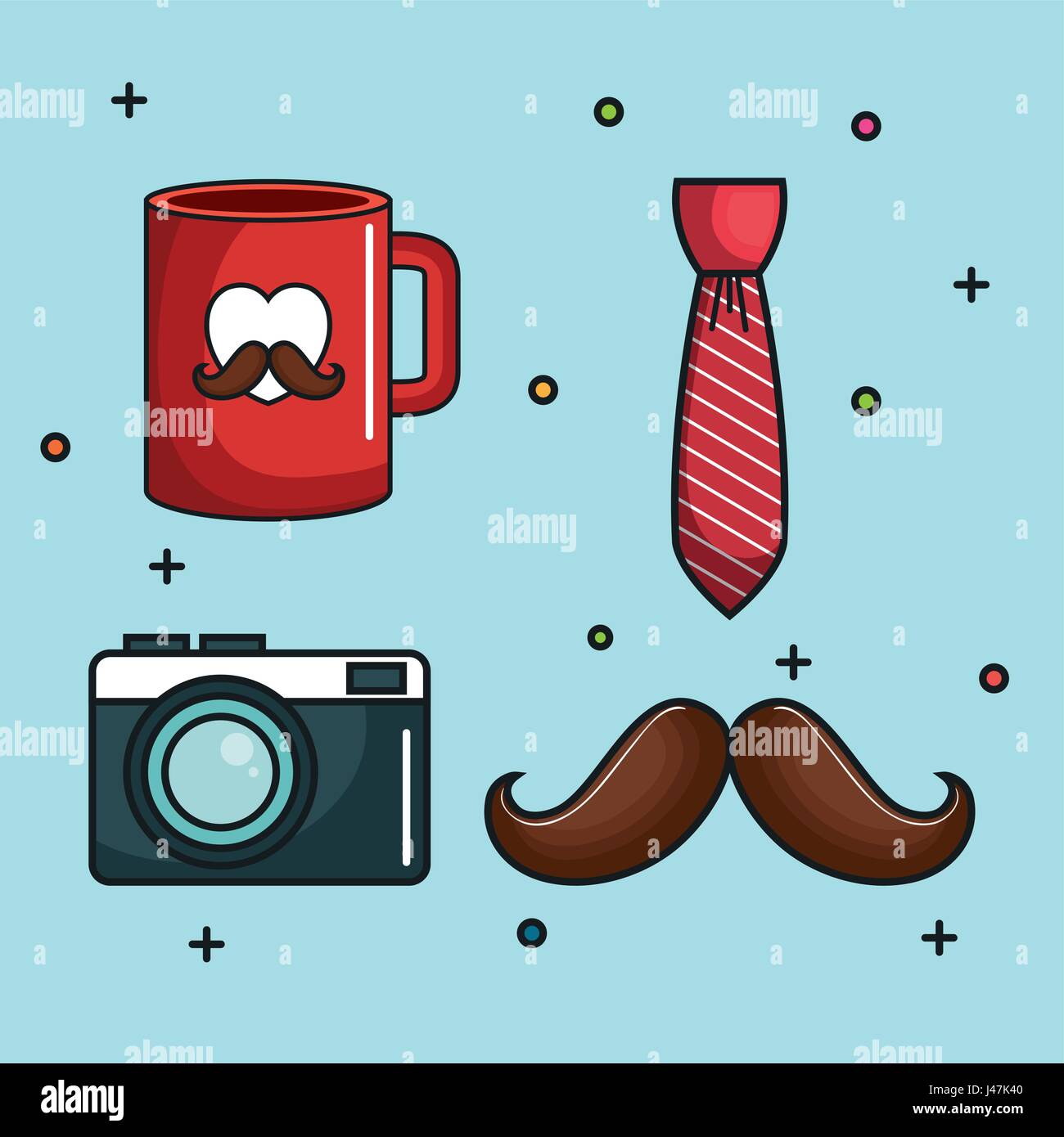 Mug for camera Stock Vector Images - Alamy