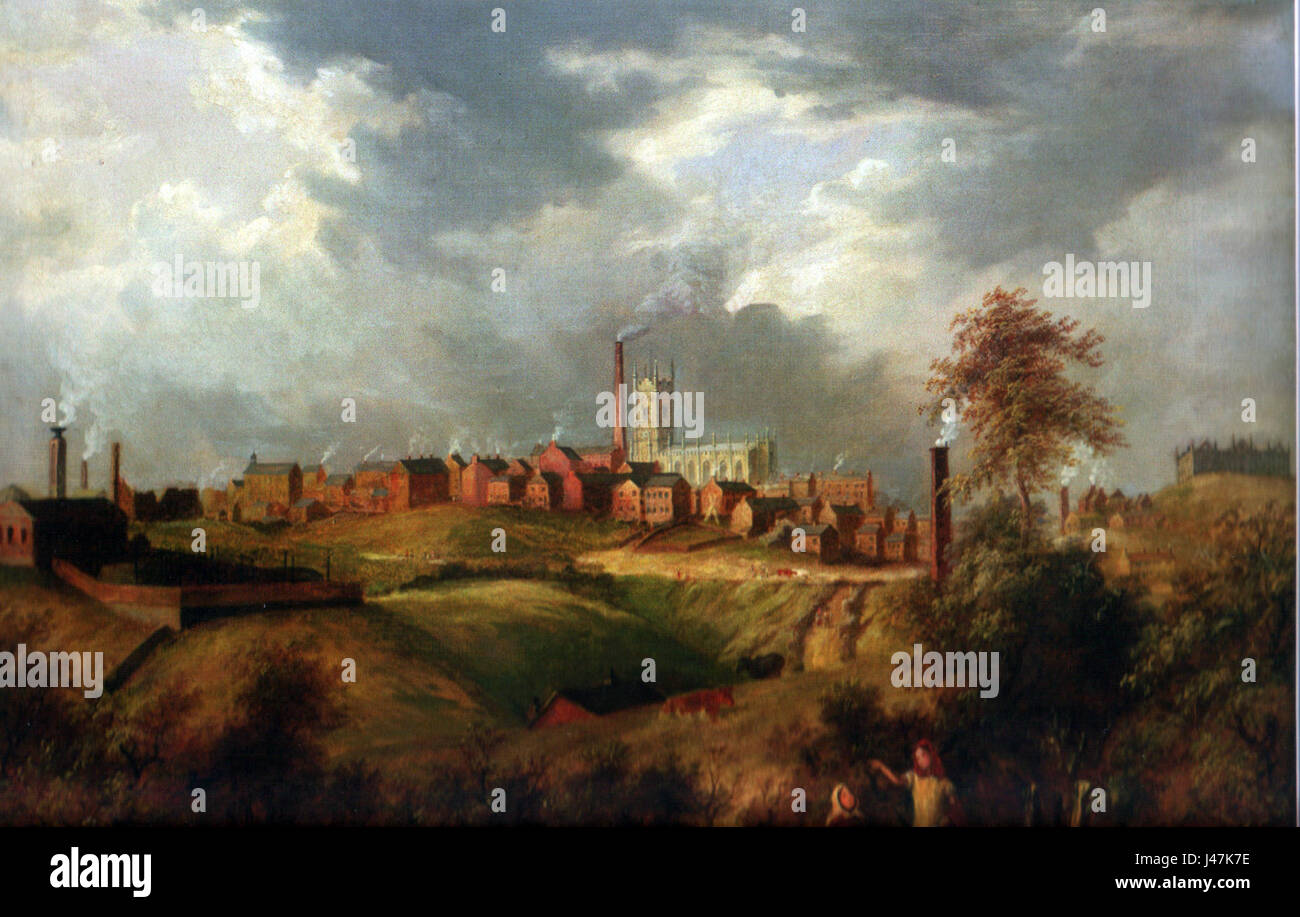 Oldham From Glodwick Stock Photo - Alamy