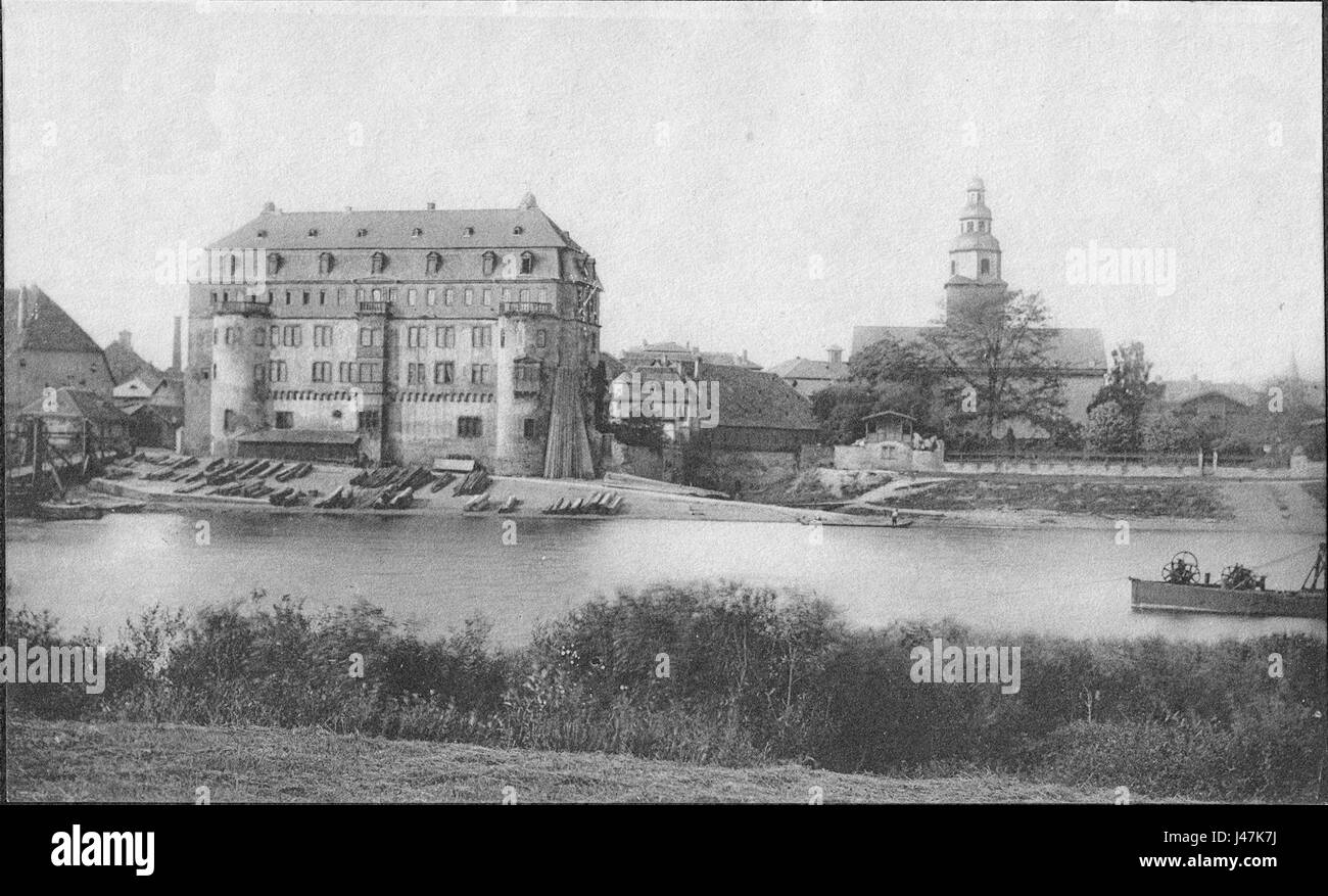 The 'OF Main Schloss' refers to a historical building or estate dating ...