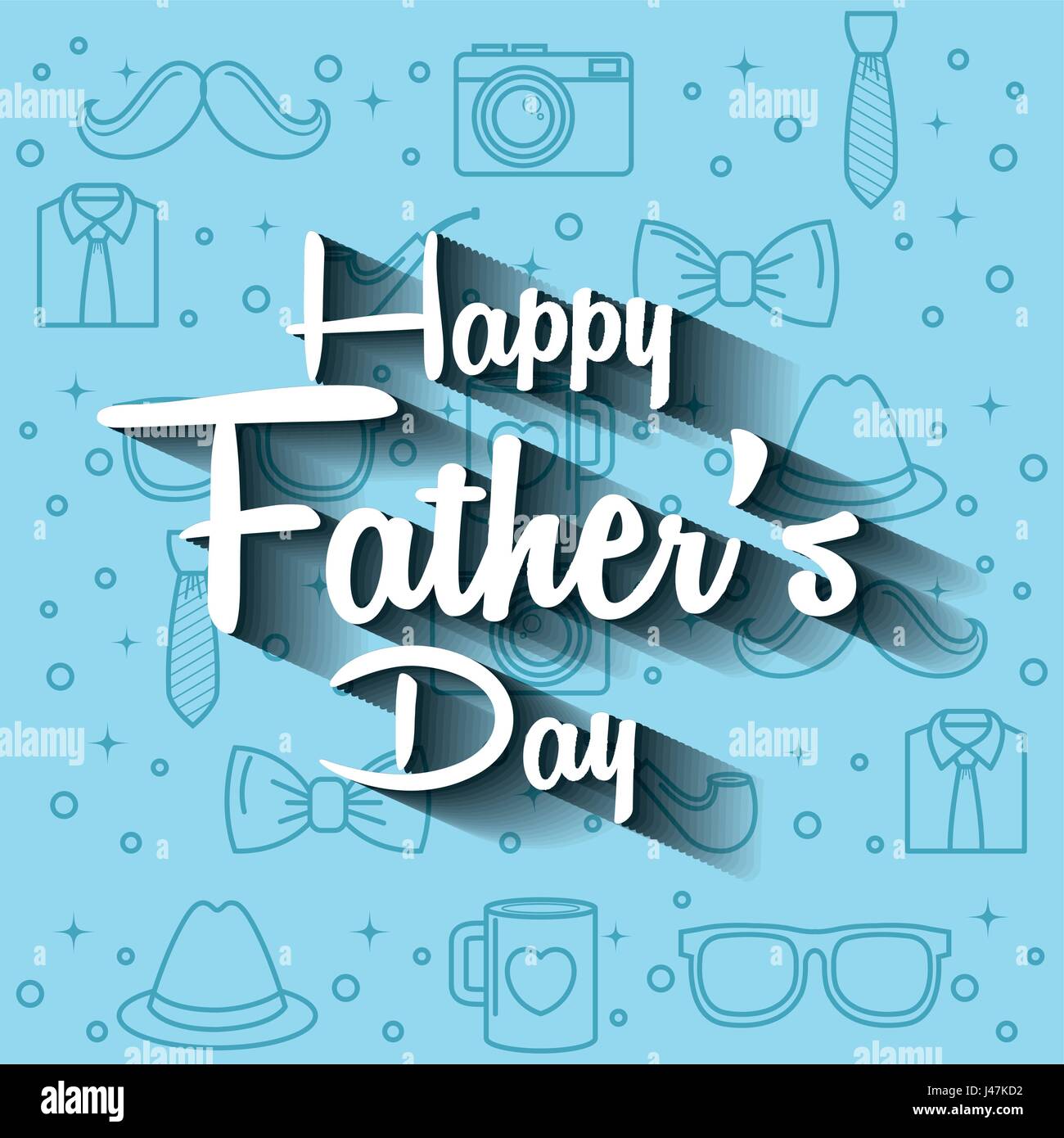 Happy father day design Stock Vector Image & Art - Alamy