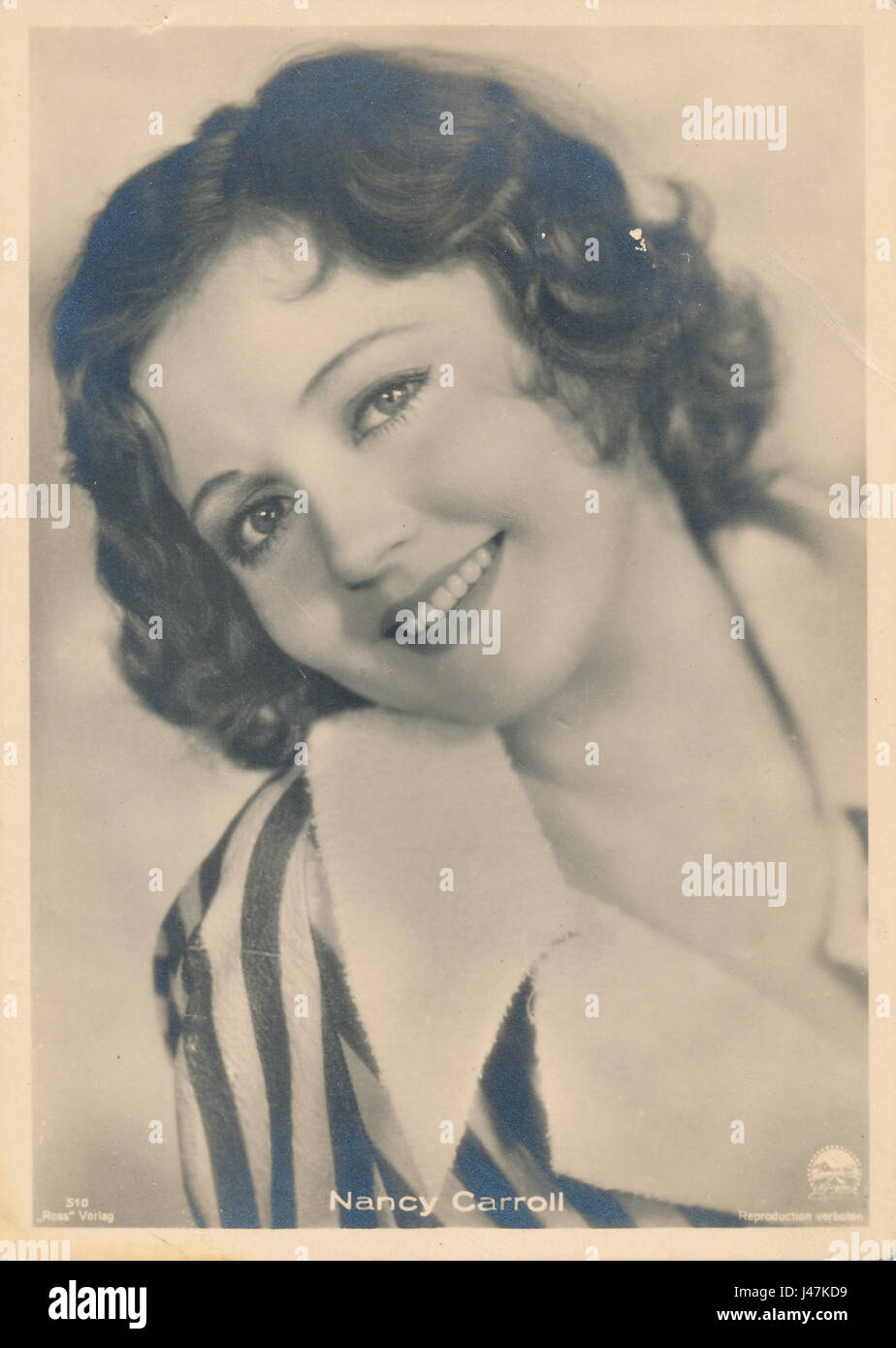Nancy Carroll was a popular American actress known for her roles in ...