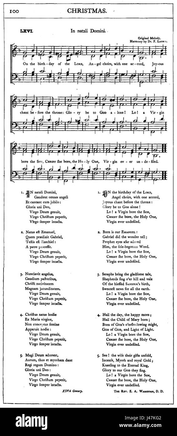A religious text or artwork commemorating the birthday of the Lord ...