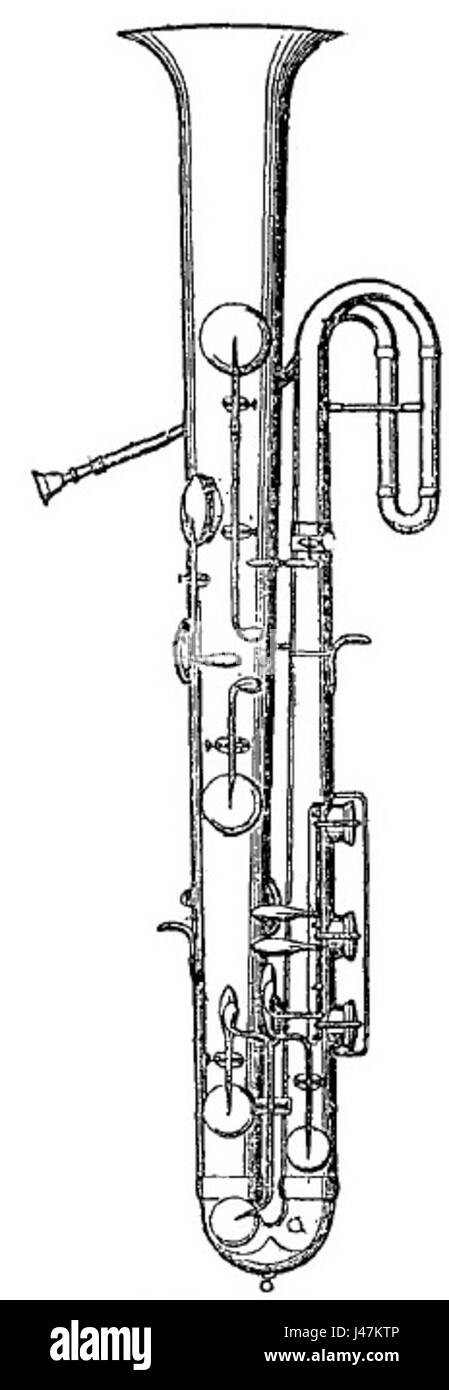 Brass instruments 19th Black and White Stock Photos & Images - Alamy