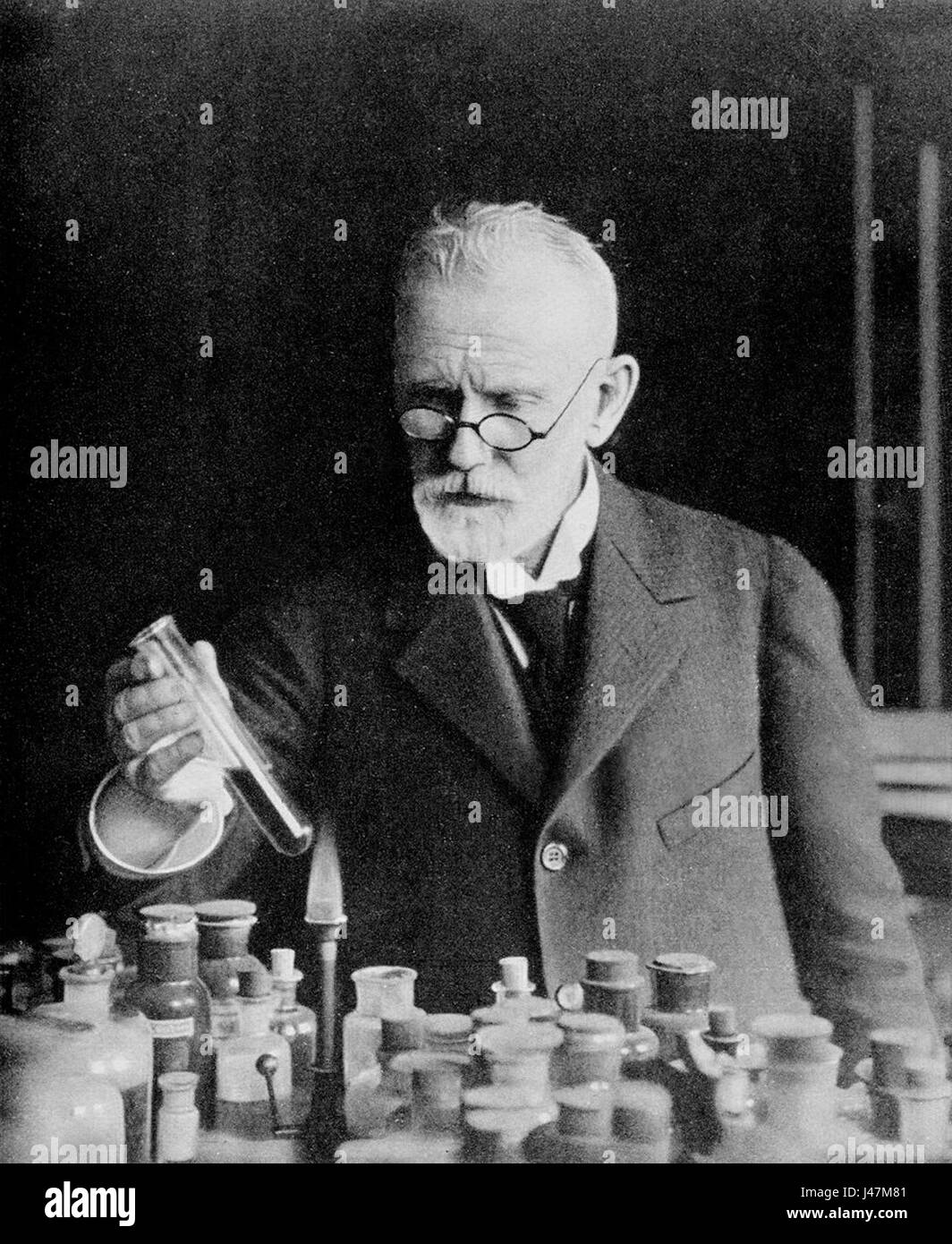 This is a portrait of Paul Ehrlich, a pioneering biologist and ...