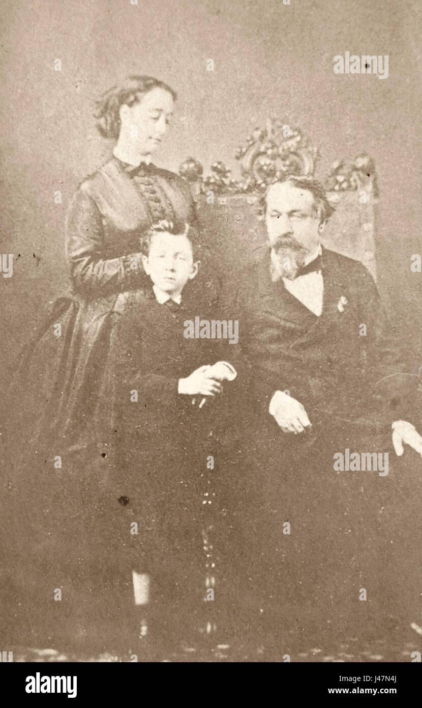 The Napoleon III family, the Bonaparte family branch in France during ...
