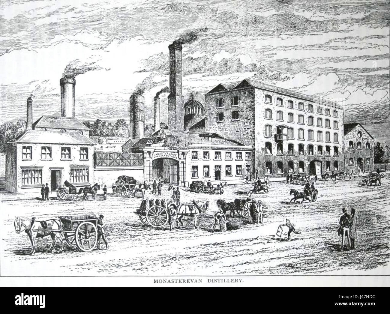 Alfred Barnard's account of the Monasterevan distillery offers a ...