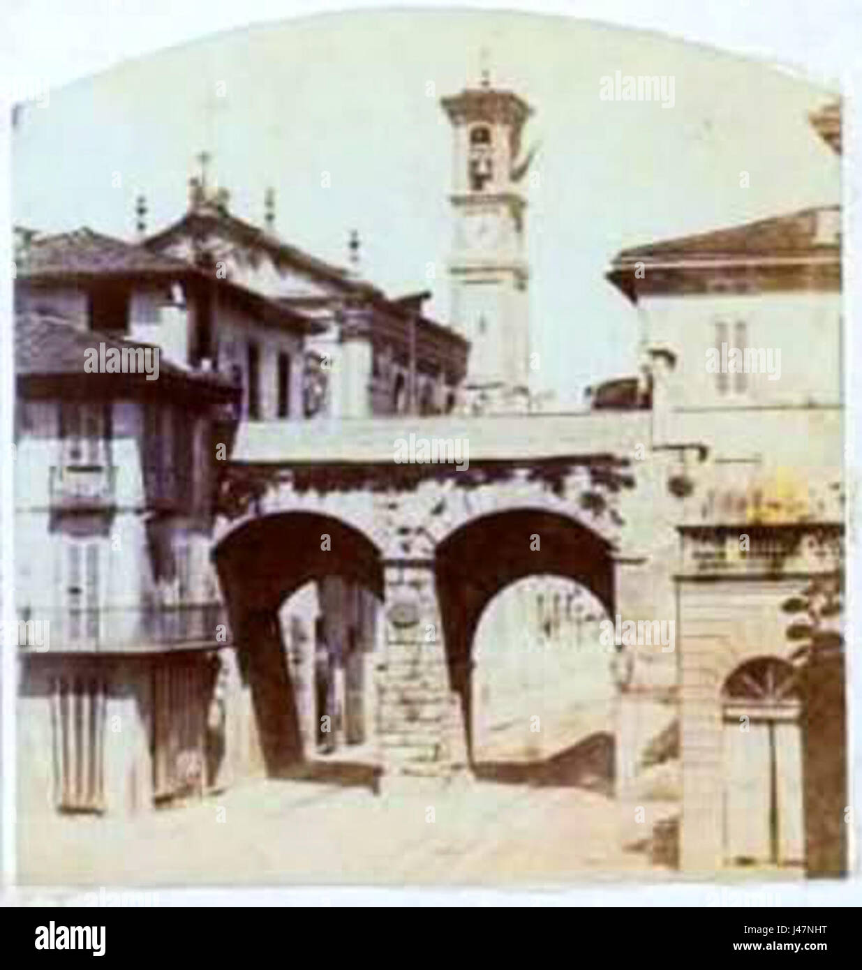 The Porta Nuova in Milan is an iconic historical gate, part of the city ...