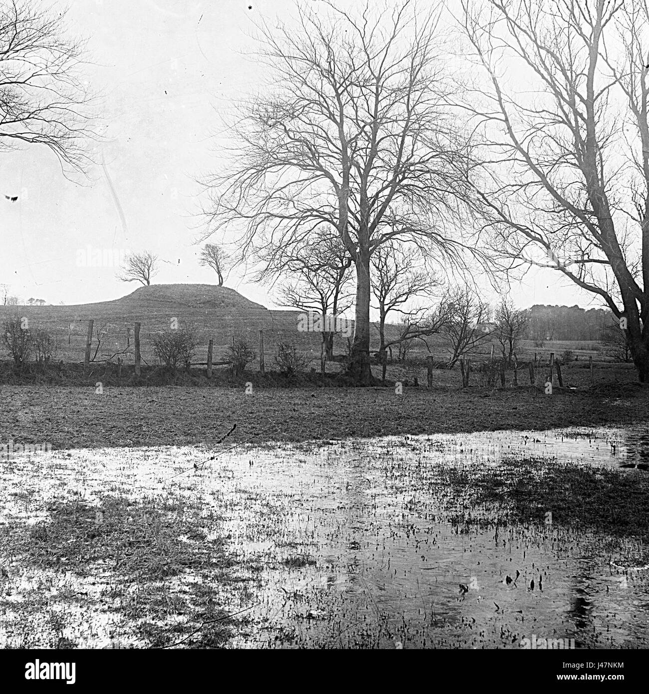Earth mound Black and White Stock Photos & Images - Alamy