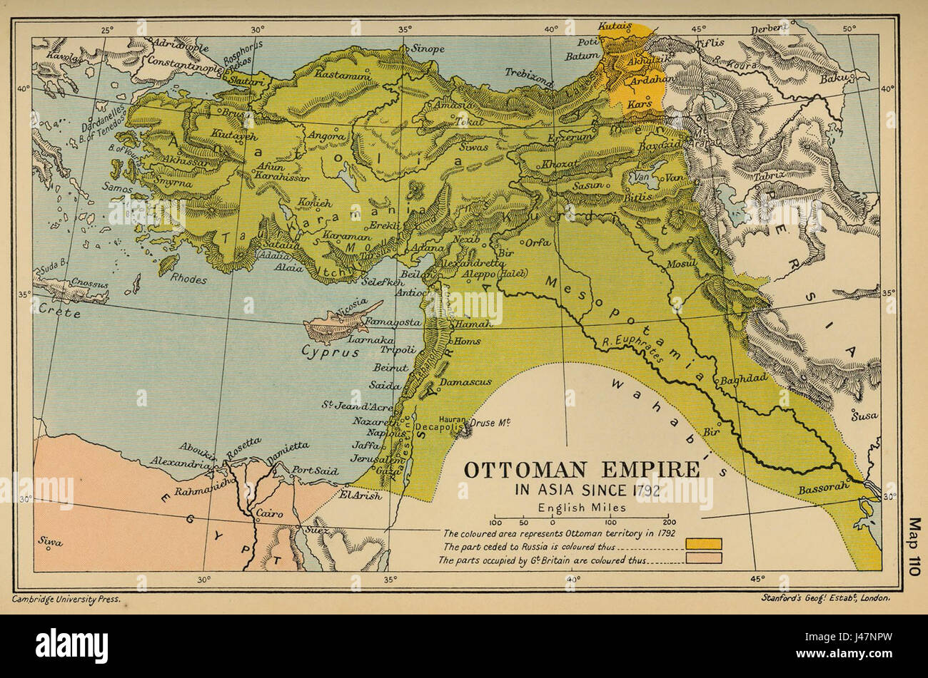 The Ottoman Empire's influence in Asia began in the late 18th century ...