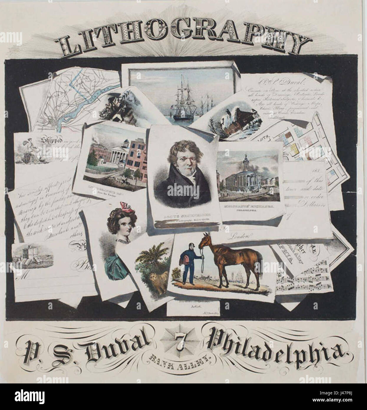 Map lithography hi-res stock photography and images - Alamy