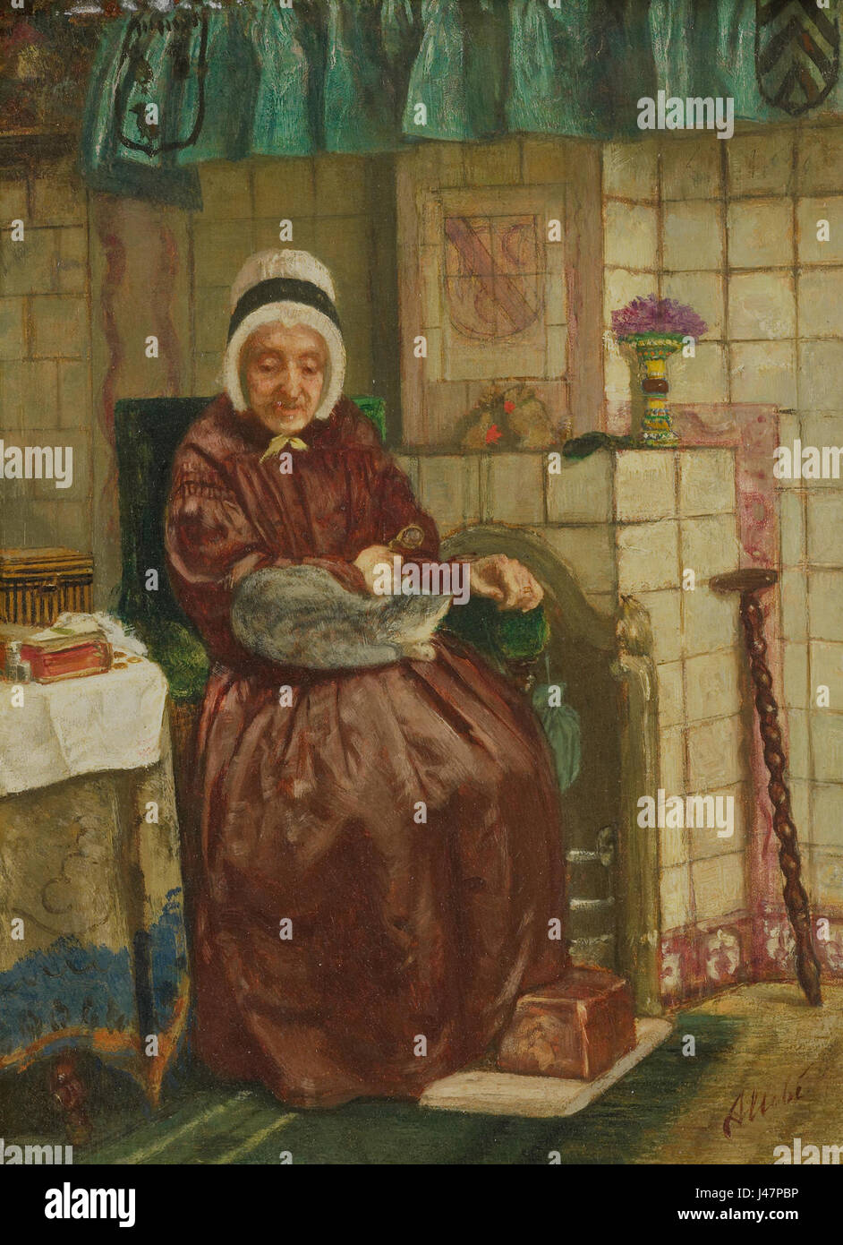 Woman painter drawing picture observation hi-res stock photography and ...