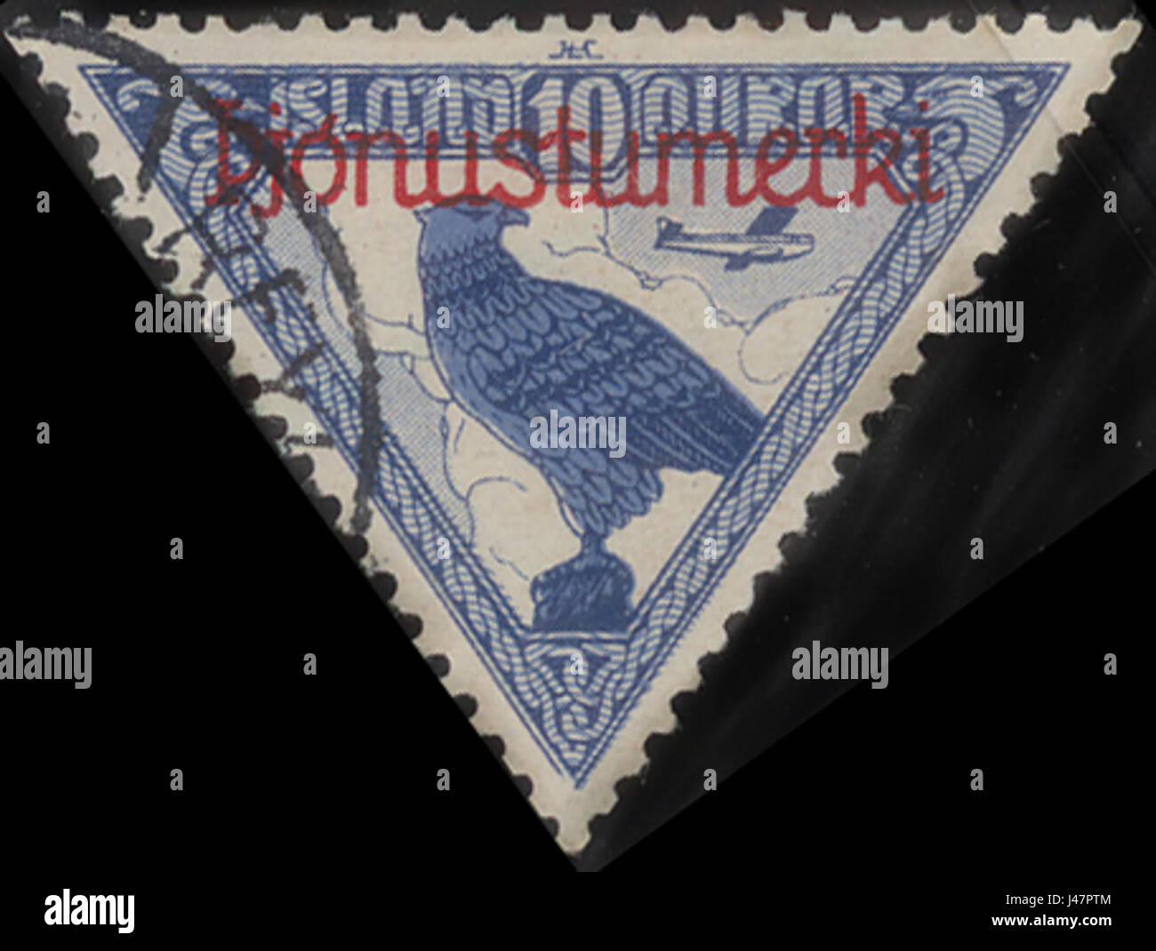 A depiction of an official Icelandic stamp from 1930, issued as part of ...