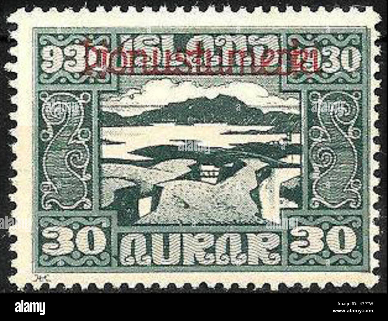 The Official Stamp of Iceland from 1930, Michel 51, is a notable ...