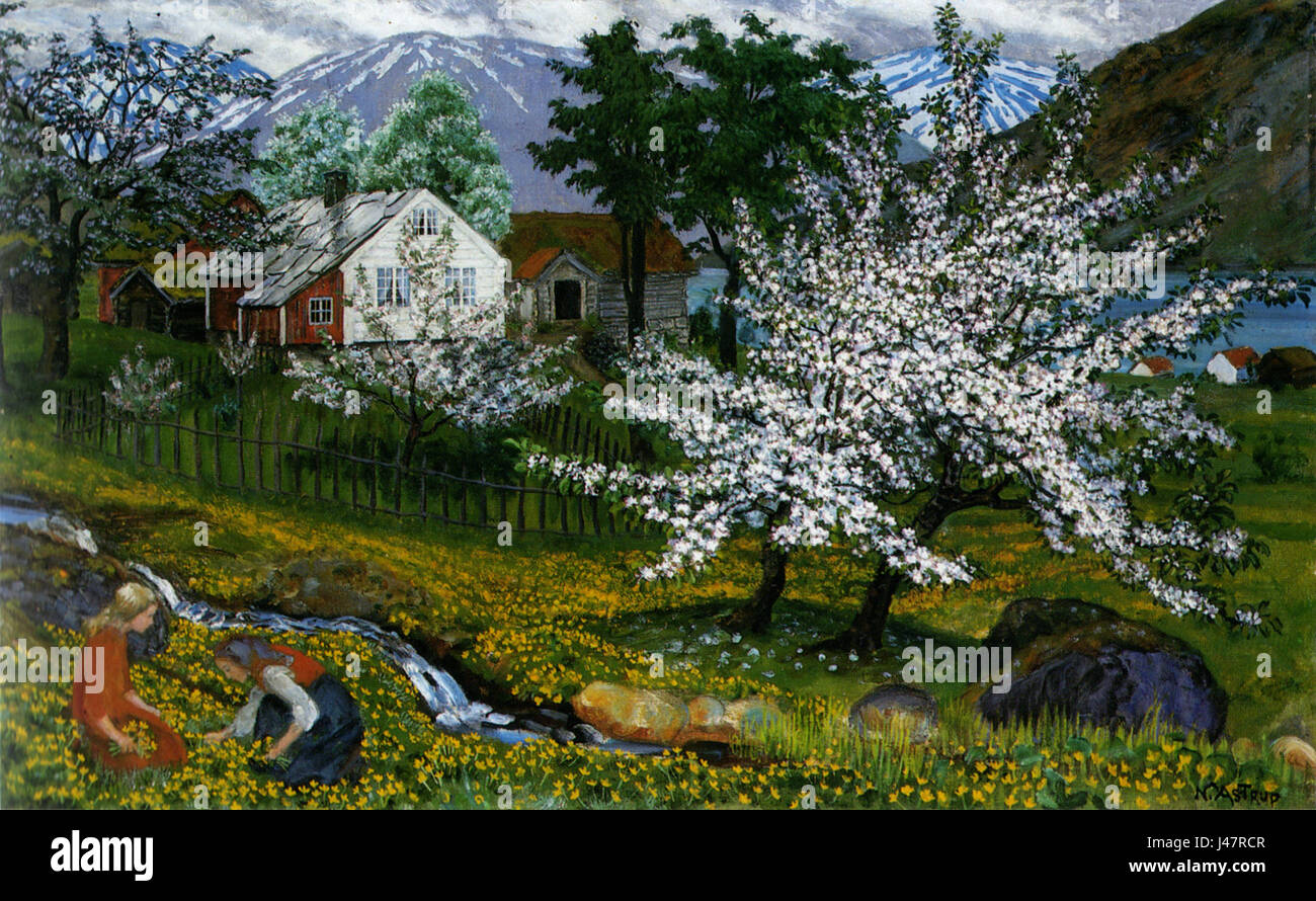 Nikolai astrup art hi-res stock photography and images - Alamy