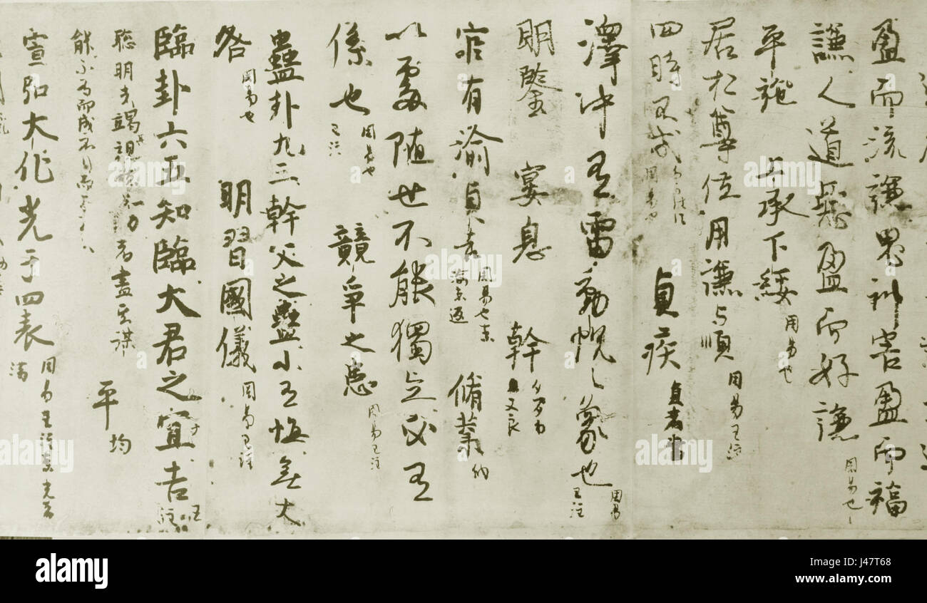 'Note I CHING' refers to a study of the ancient Chinese divination text ...