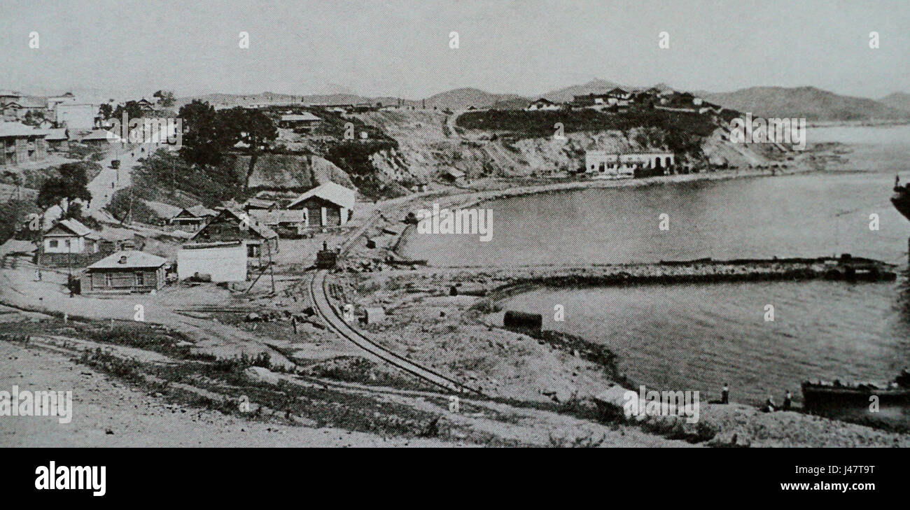 Nakhodka Village, located on the Sea of Japan, was established as a ...