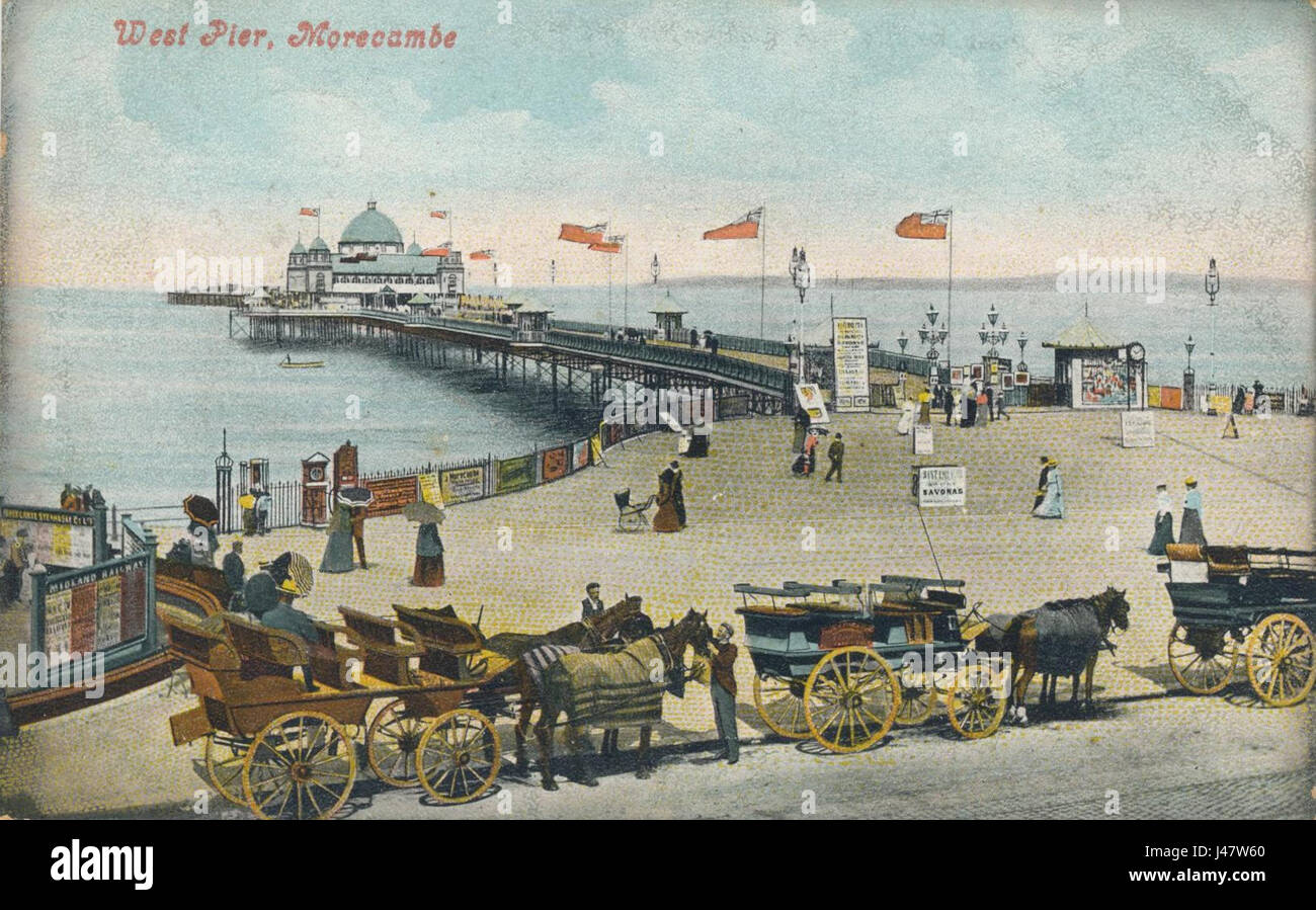 Morecambe map hi-res stock photography and images - Alamy