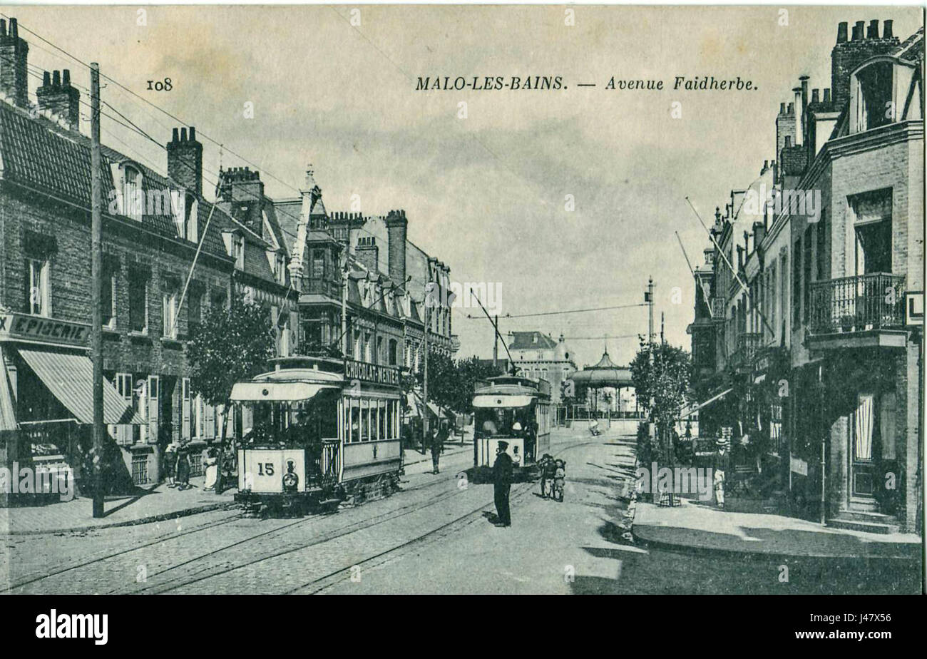 ND 108 MALO LES BAINS is a location on Avenue Faidherbe, a street or area known for its ...