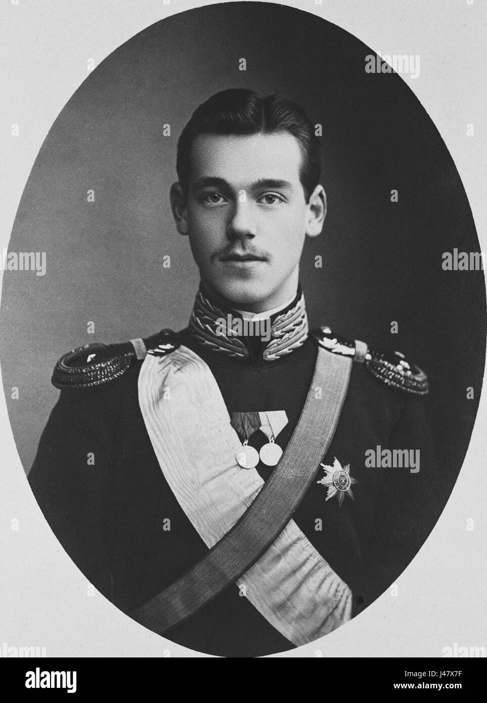 The portrait of Michael Alexandrovitch, created by the renowned Russian artist S. Levitskiy in ...