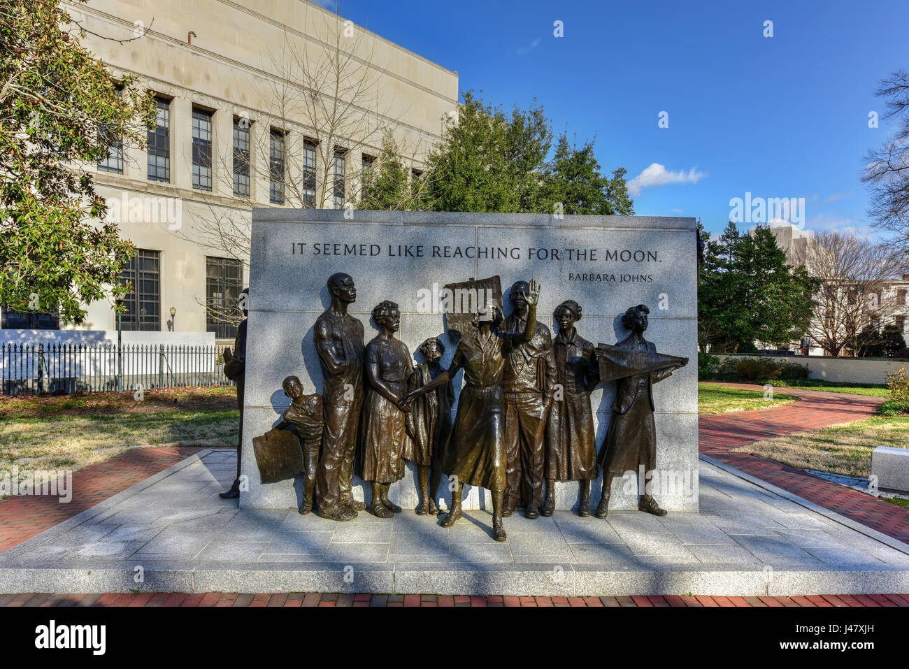 The Virginia Civil Rights Memorial in Richmond, Virginia commemorating ...