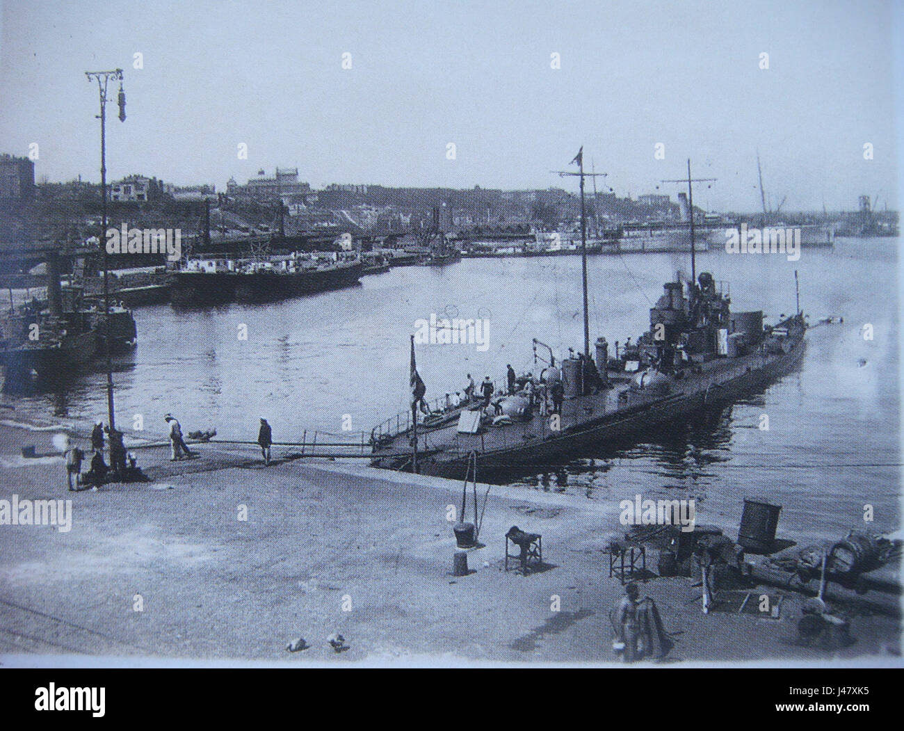 Odessa WWI Austrian occupation forces in the port Stock Photo - Alamy
