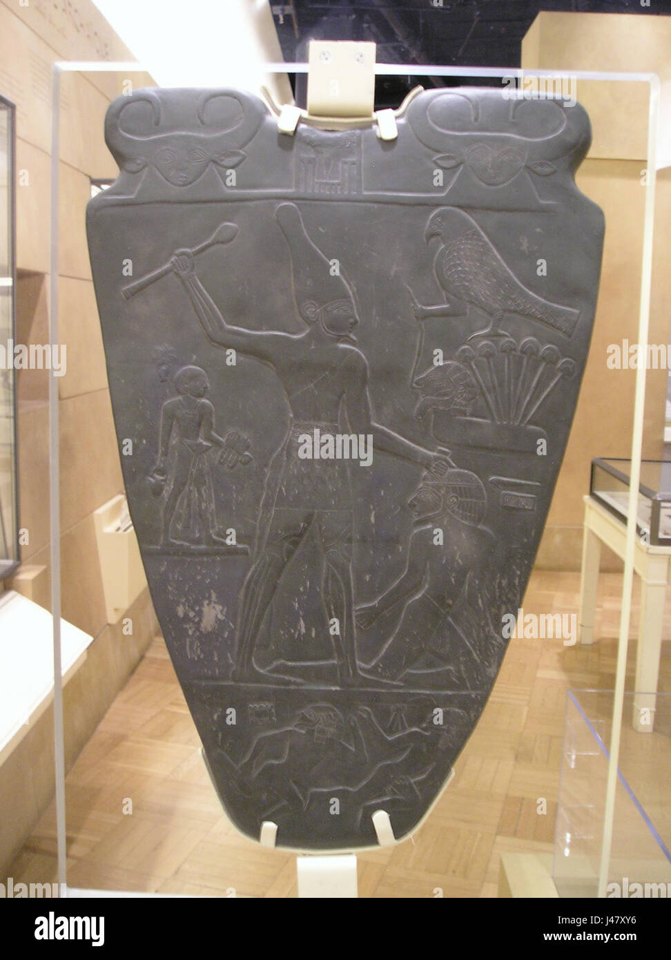 The Narmer Palette, an ancient Egyptian artifact, is known for its ...