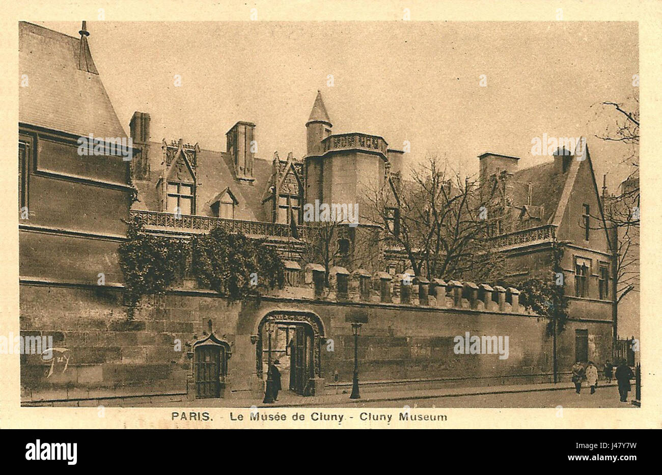 A postcard of Paris by A. Leconte, showcasing the city's iconic ...