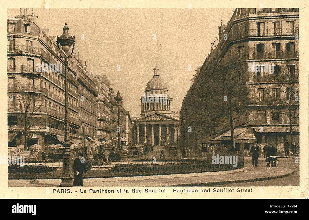 Paris postcard A.Leconte 12 Stock Photo - Alamy