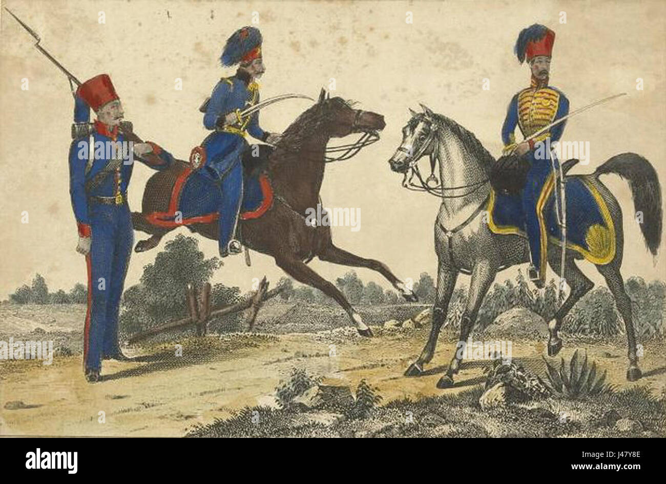 OTTOMAN SOLDIERS 1840 Stock Photo - Alamy