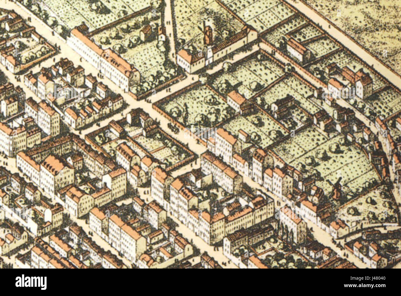 Neuhaus Norrmalm 1870a Stock Photo - Alamy