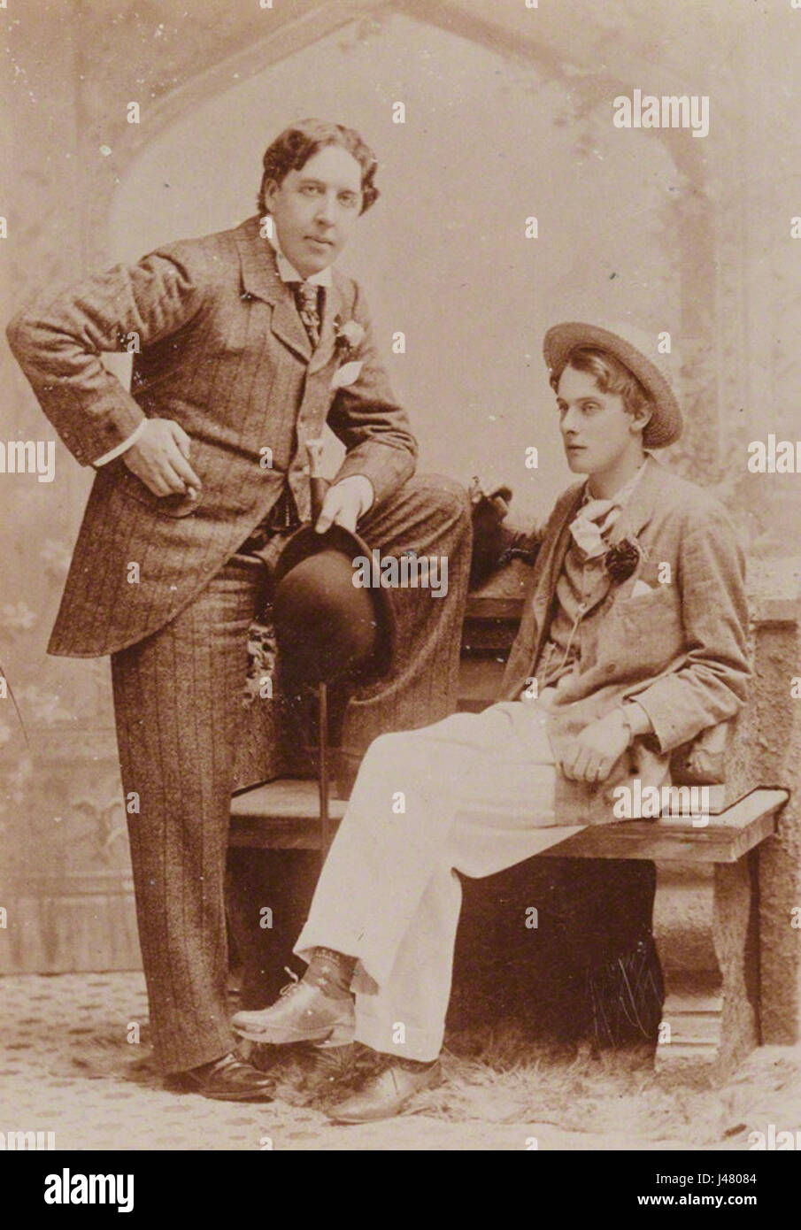 Oscar Wilde and Alfred Douglas, 1893 Stock Photo - Alamy
